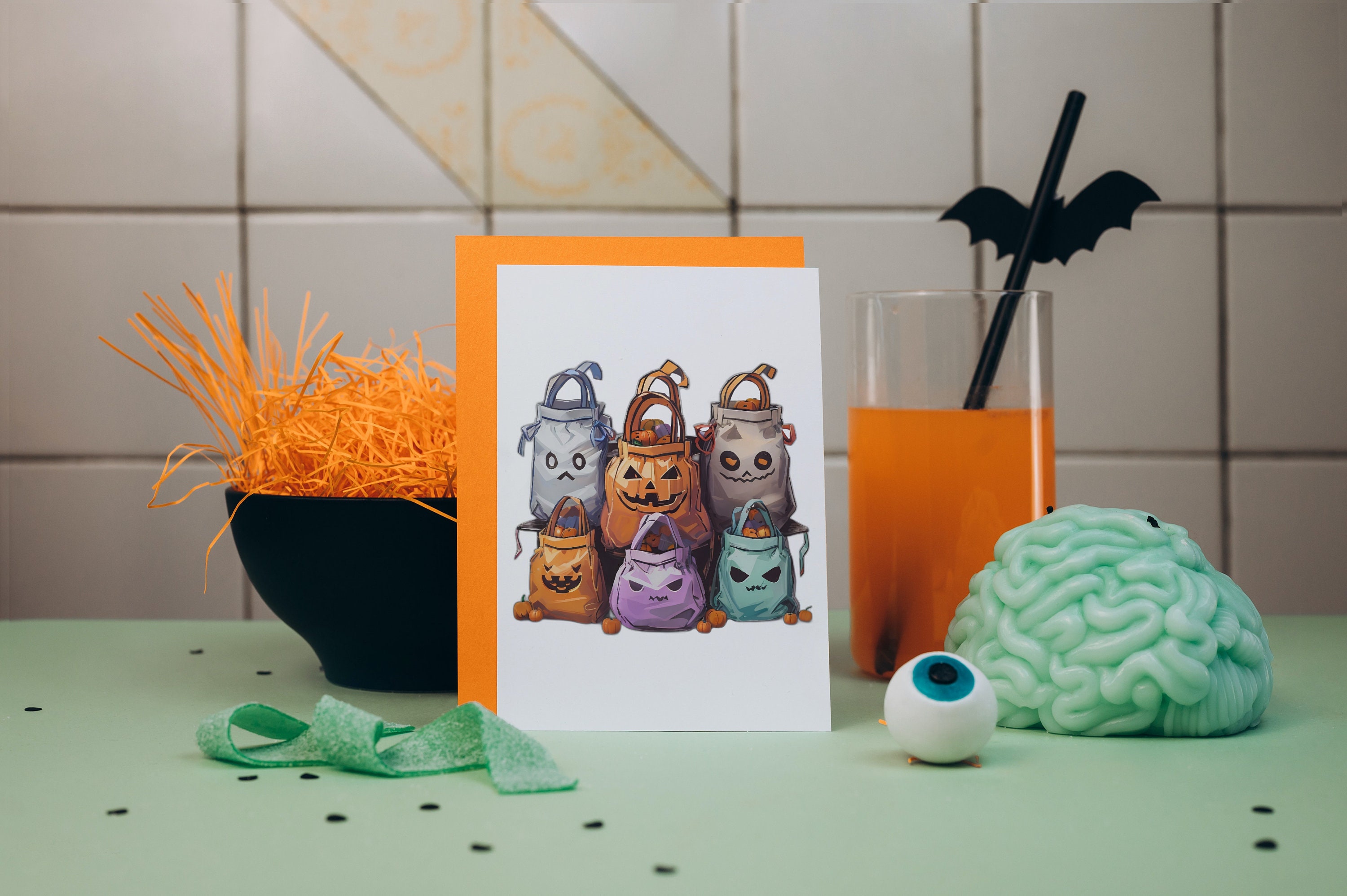 Set of 57 Pastel Halloween Clipart Pasteloween PNG - Etsy