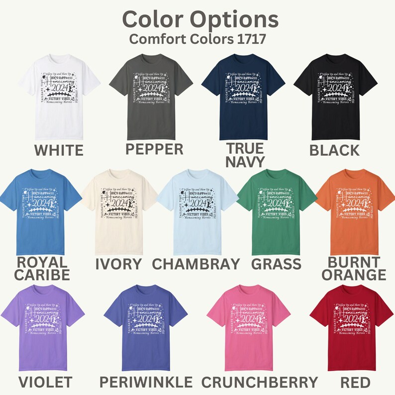 Homecoming T-shirt High School Football HOCO Reunion Senior Keepsake ...