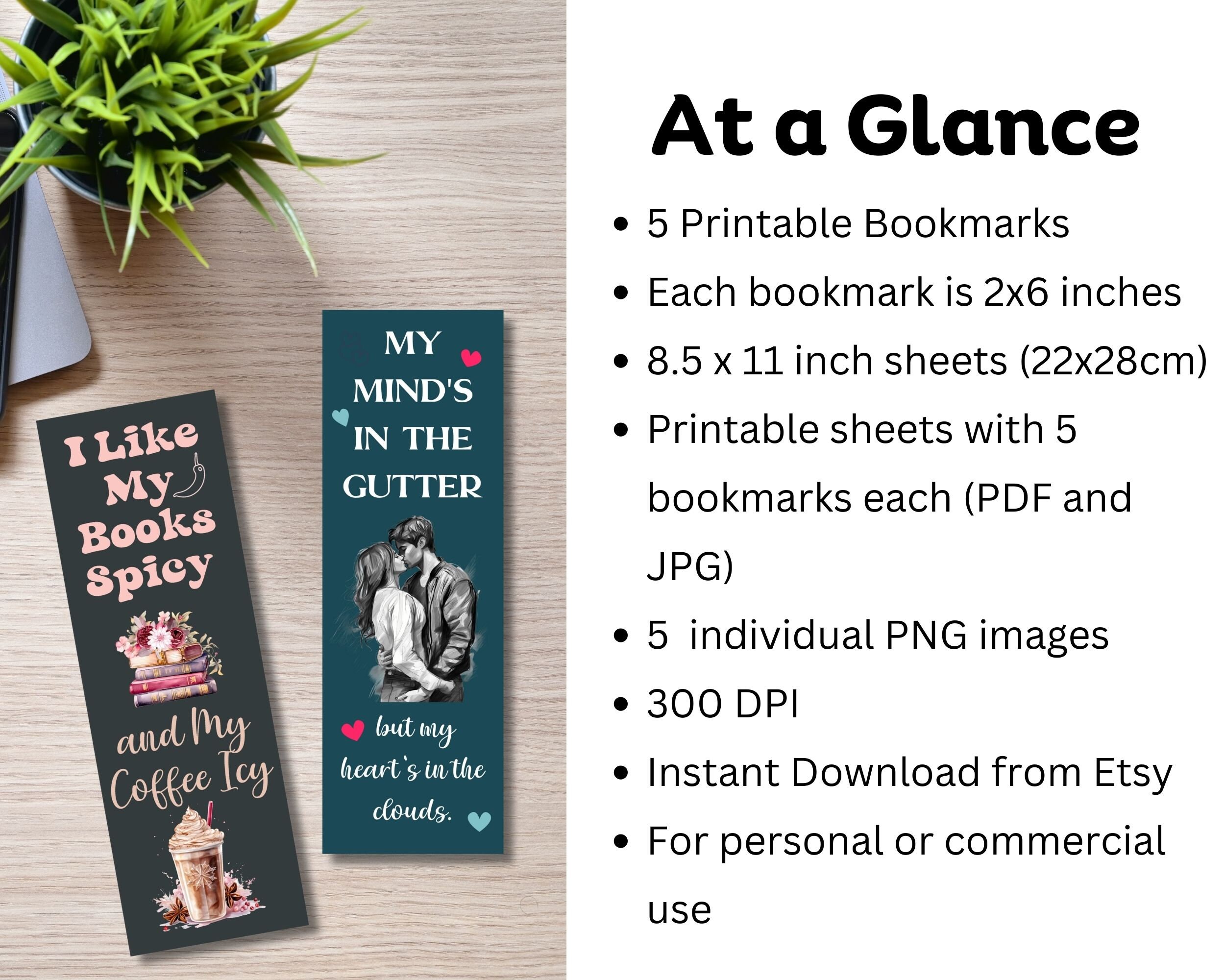 Romance Reader Bookmarks Spicy Bookmark Smut Bookmarks PNG Bookmark ...