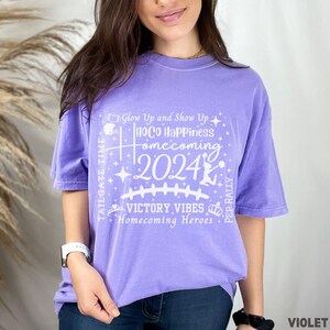 Homecoming T-shirt High School Football HOCO Reunion Senior Keepsake ...
