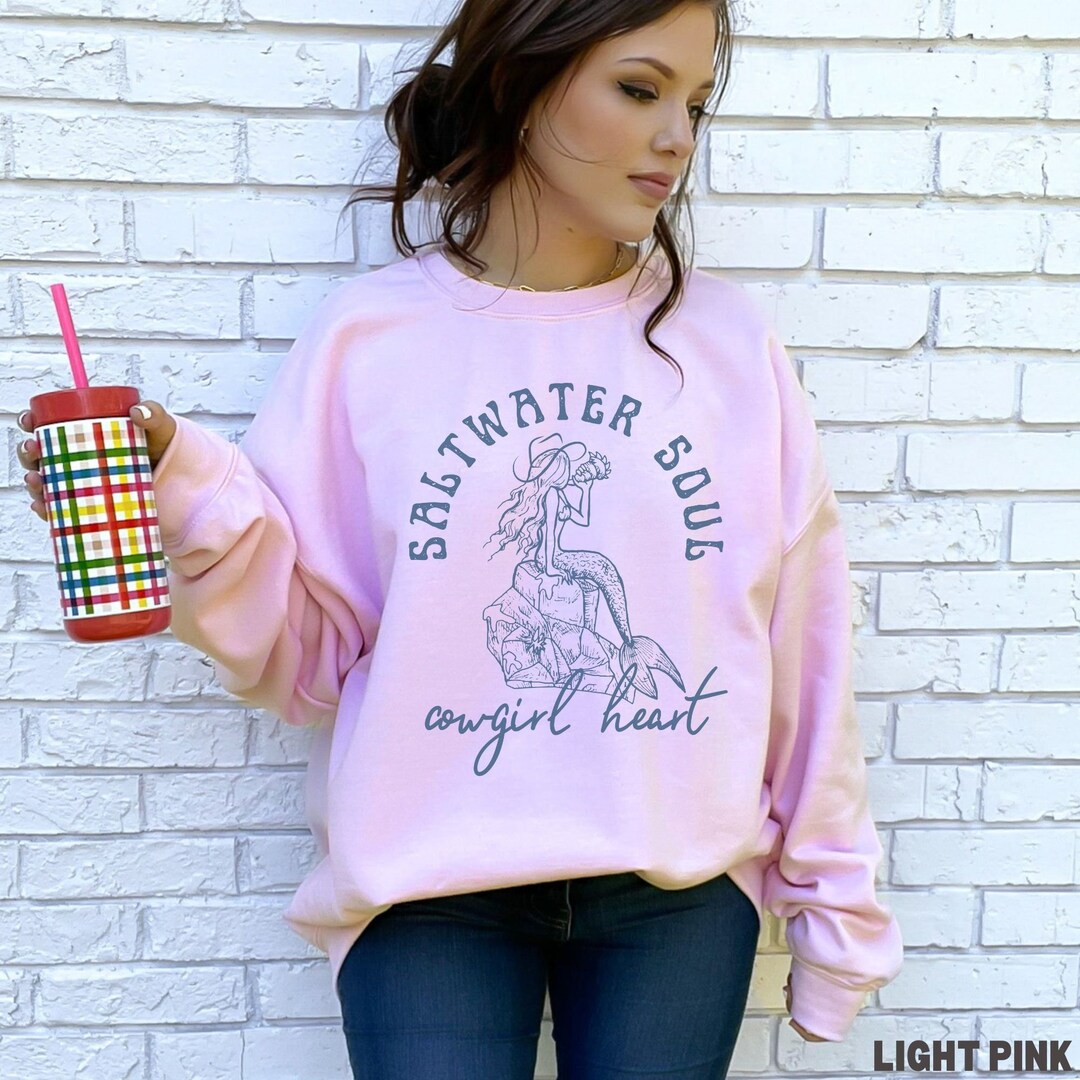 Mermaid Core Coastal Cowgirl Shirt Beachy Sweatshirt Mermaidcore ...