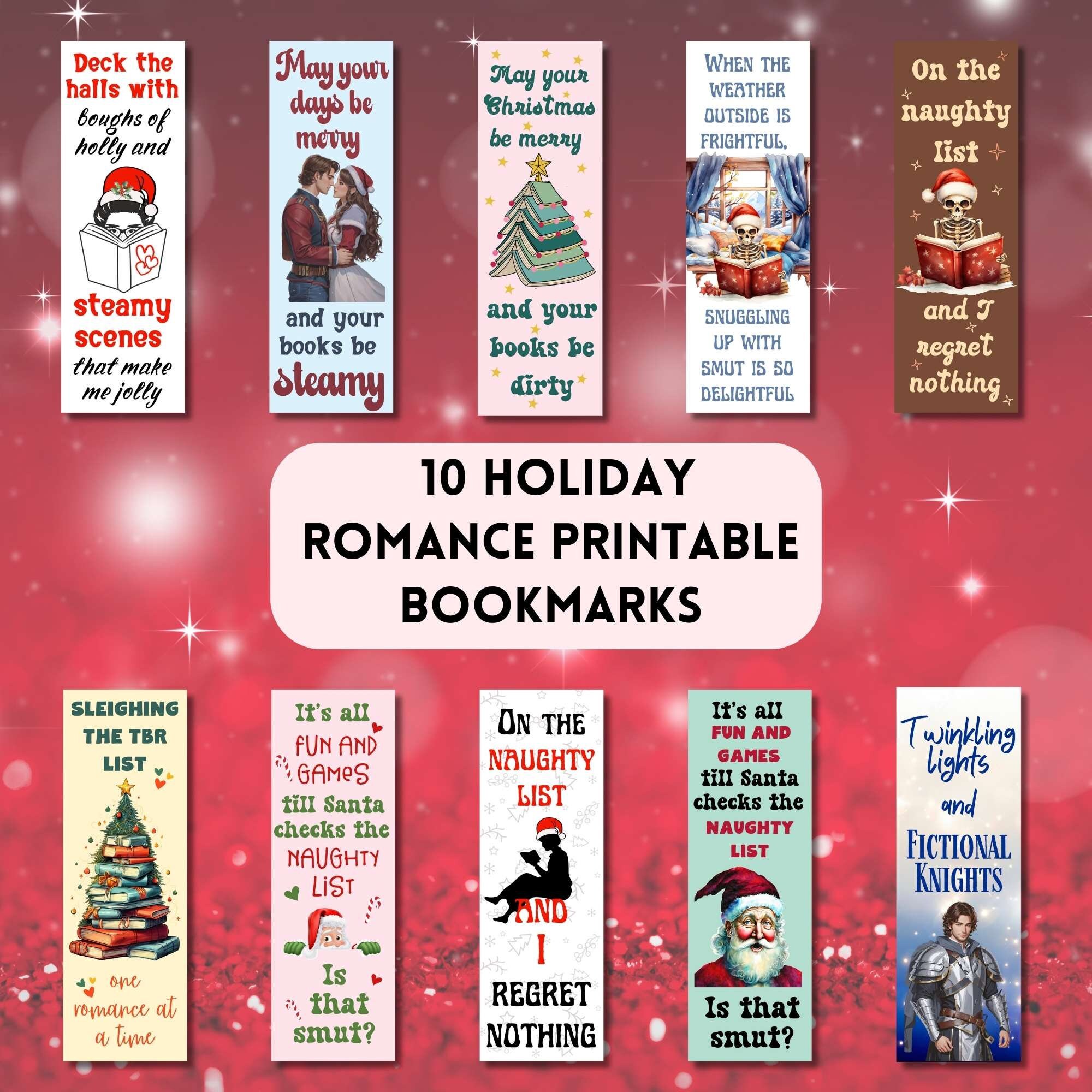 80 Spicy PNG Bookmarks, Smut Printable Bookmark BUNDLE Sublimate ...