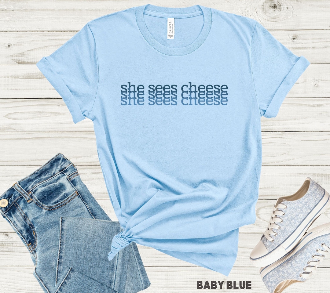 Funny Speech Therapist Shirt She Sees Cheese Speech Language ...