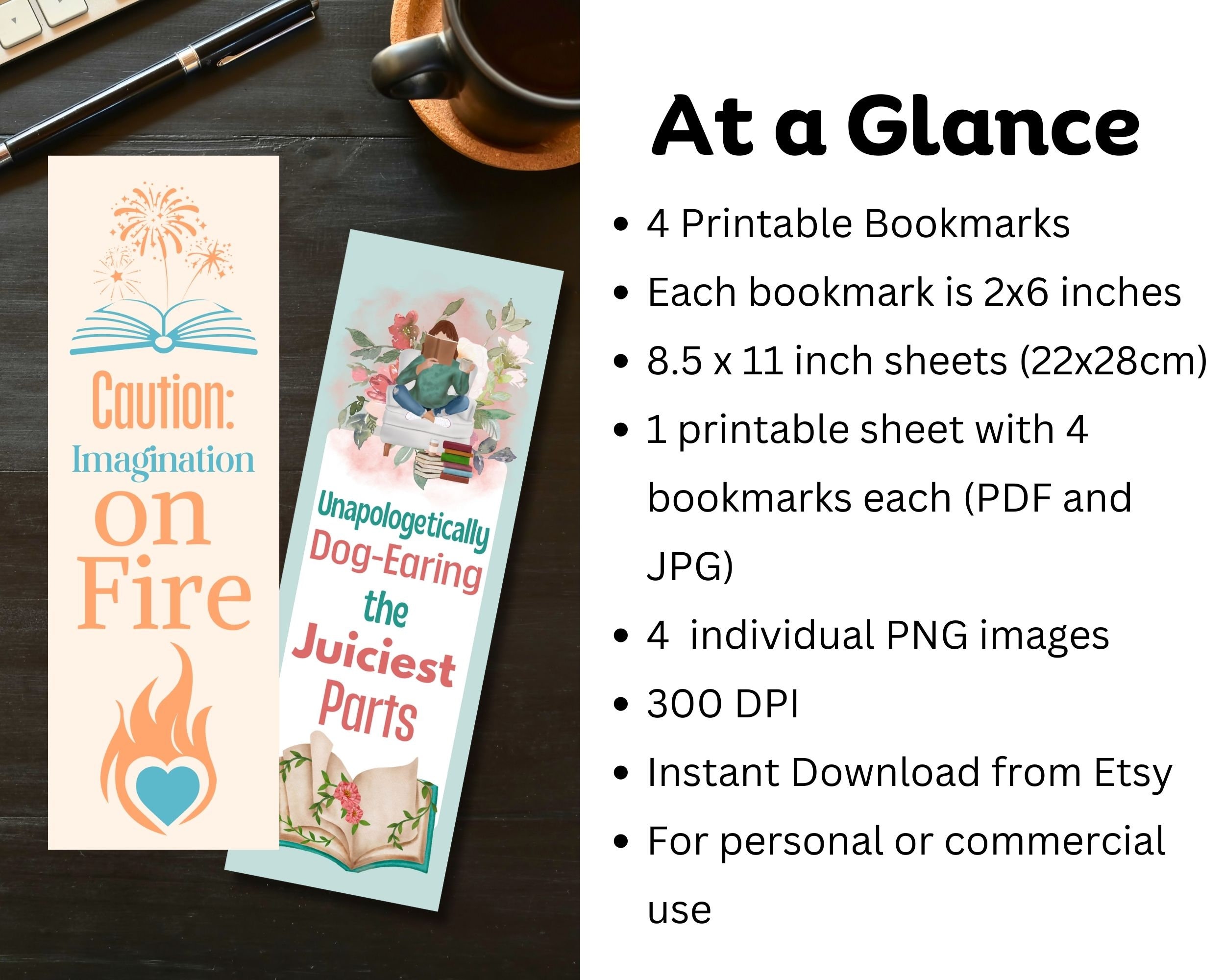 4 Printable Romance Reader Bookmarks Spicy Reader Bookmarks Smut ...