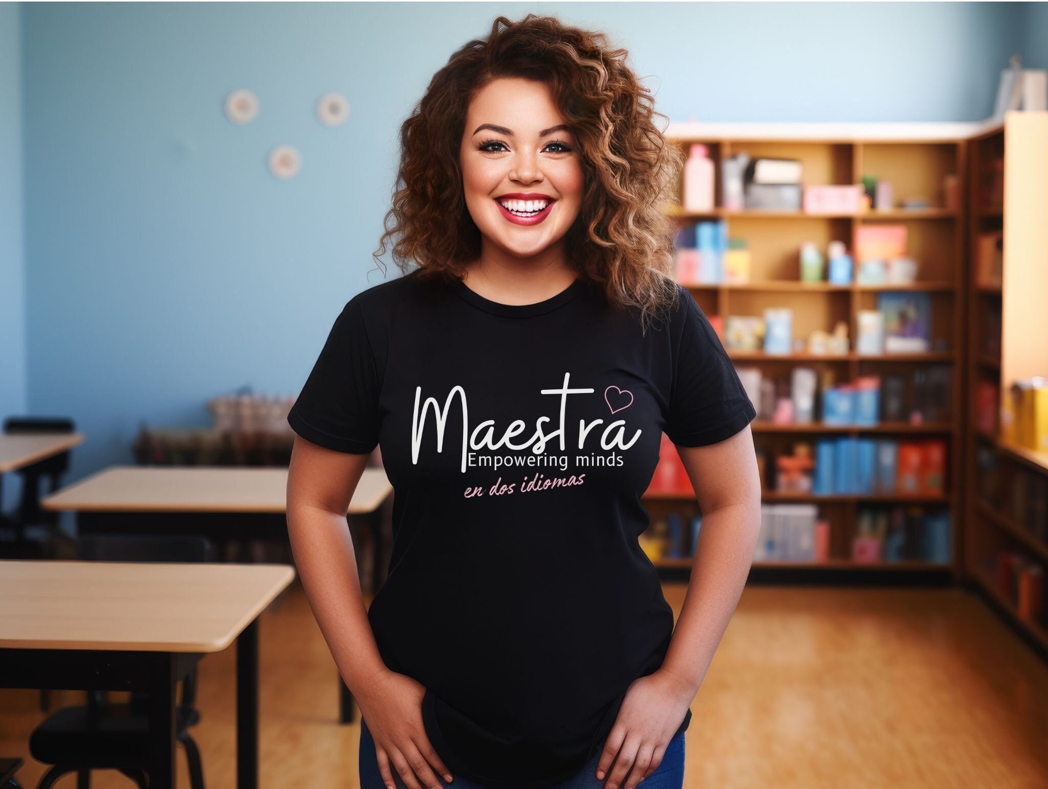 2 Bilingual Teacher Pngs, Spanish Teacher PNG, Maestra PNG, Dual ...