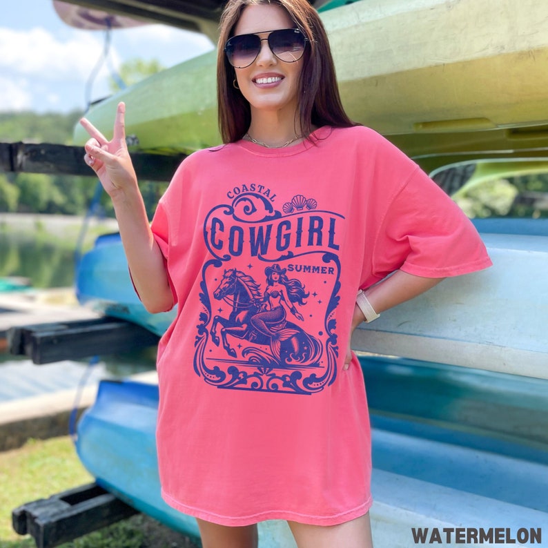 Mermaid Core Coastal Cowgirl Shirt Beachy Shirt Mermaidcore Clothing ...