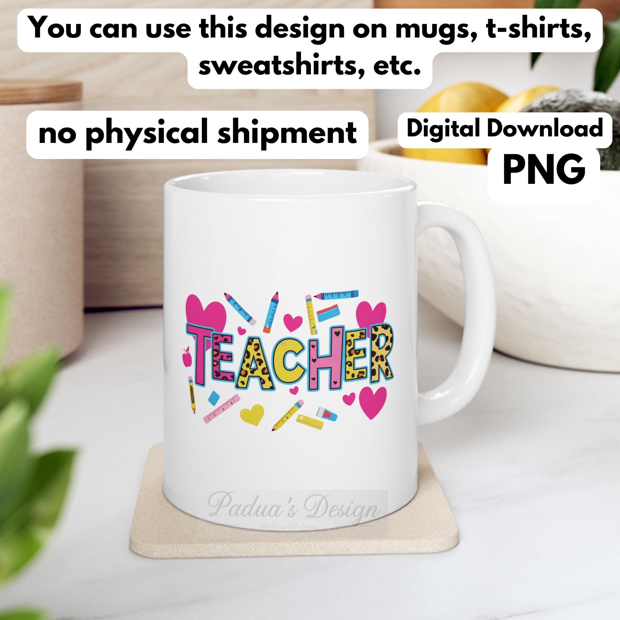 Teacher PNG - Back to School Sublimation Design (digital Download) - Etsy