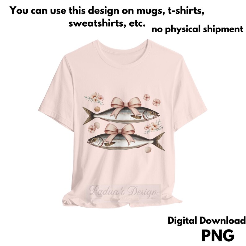 Coquette Sardine Clipart PNG, Cute Sardines, Sardines Fisherman PNG ...