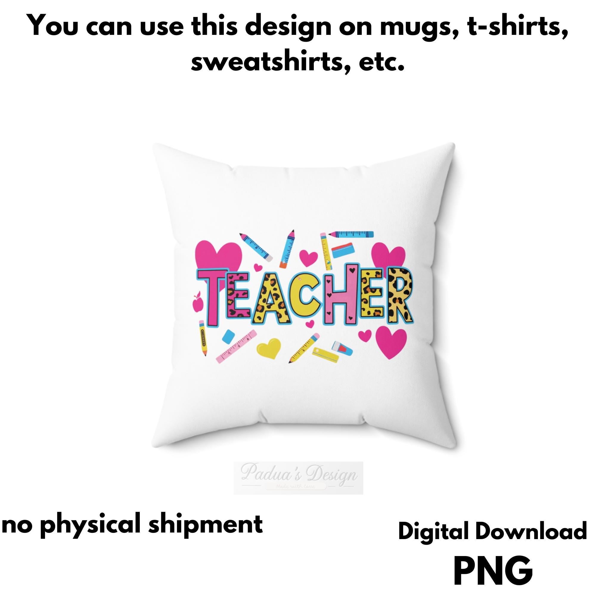 Teacher PNG - Back to School Sublimation Design (digital Download) - Etsy