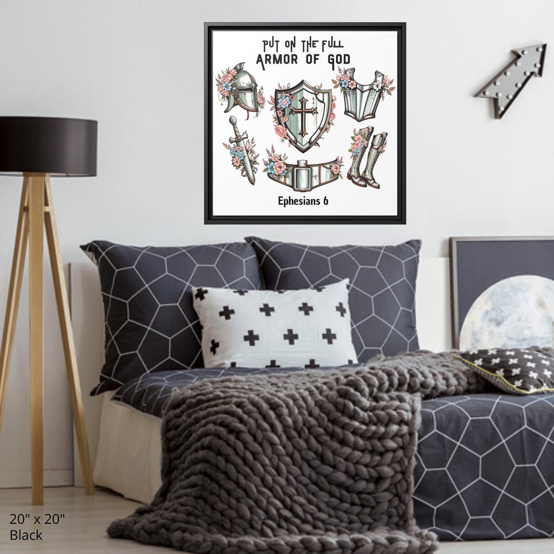 Armor of God Wall Art, Christian Artwork, Christian Wall Art, Christian ...