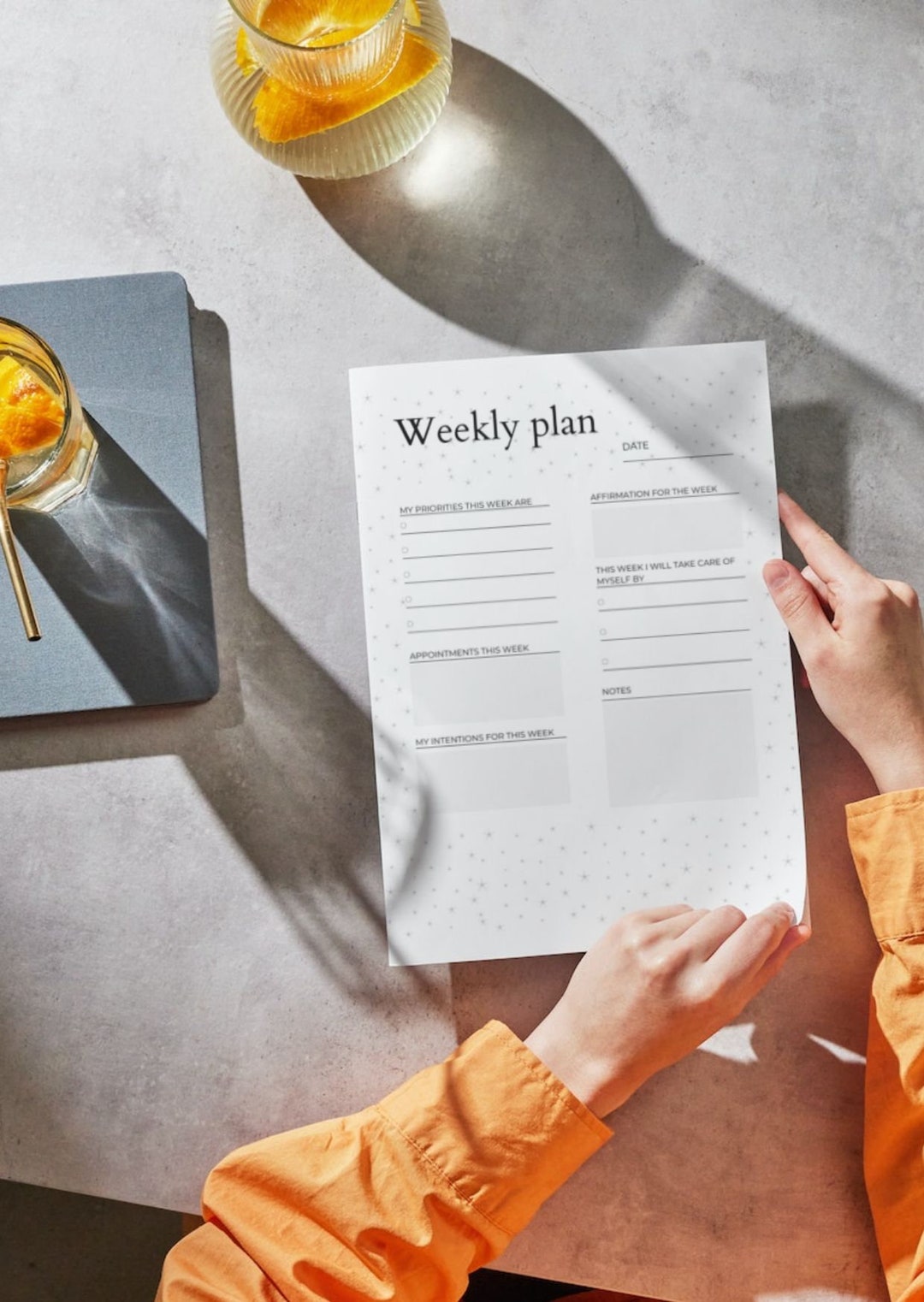 Weekly Reflection: PDF Weekly Review Sheet - Etsy