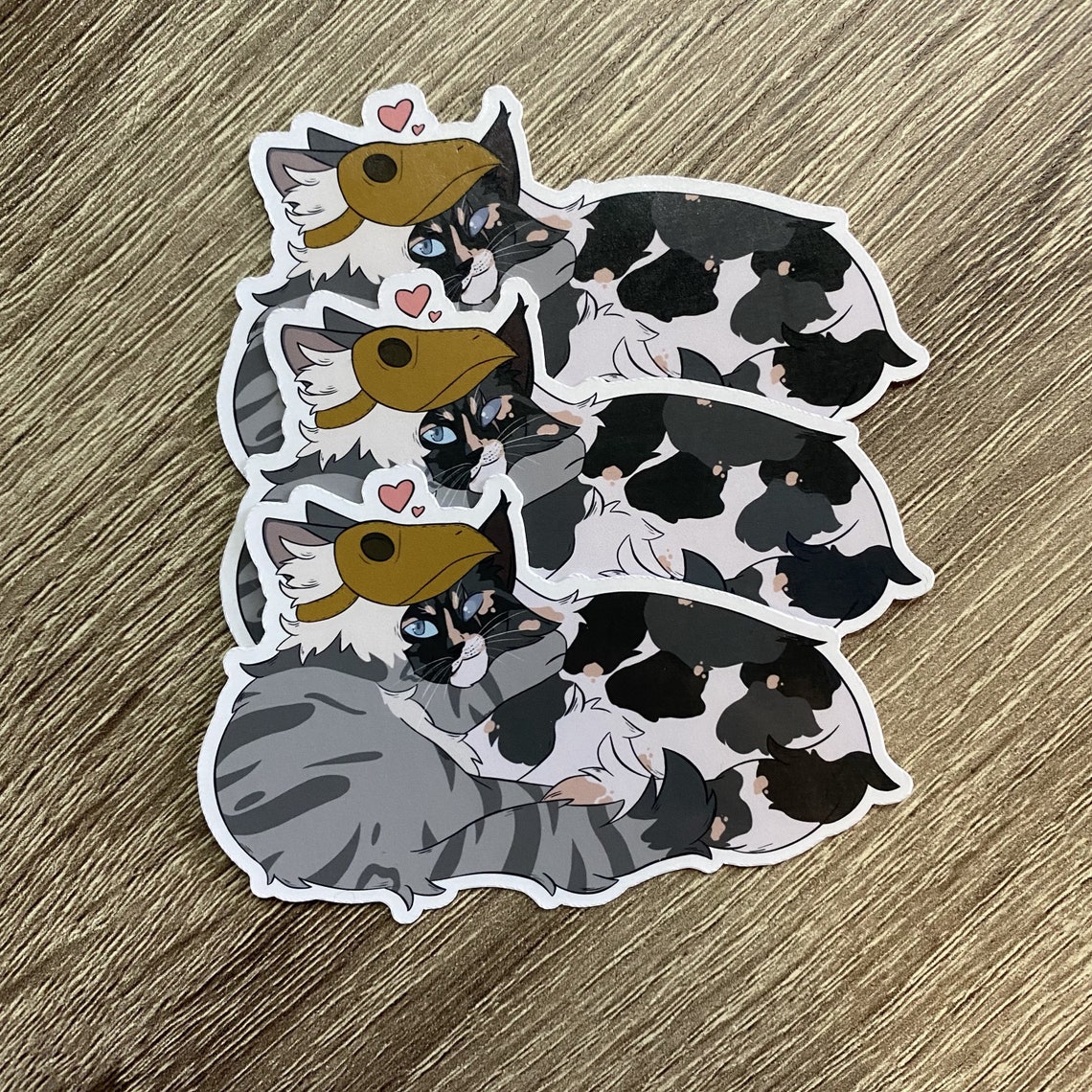 Cozy Cattails Krampy and Talon Sticker - Etsy