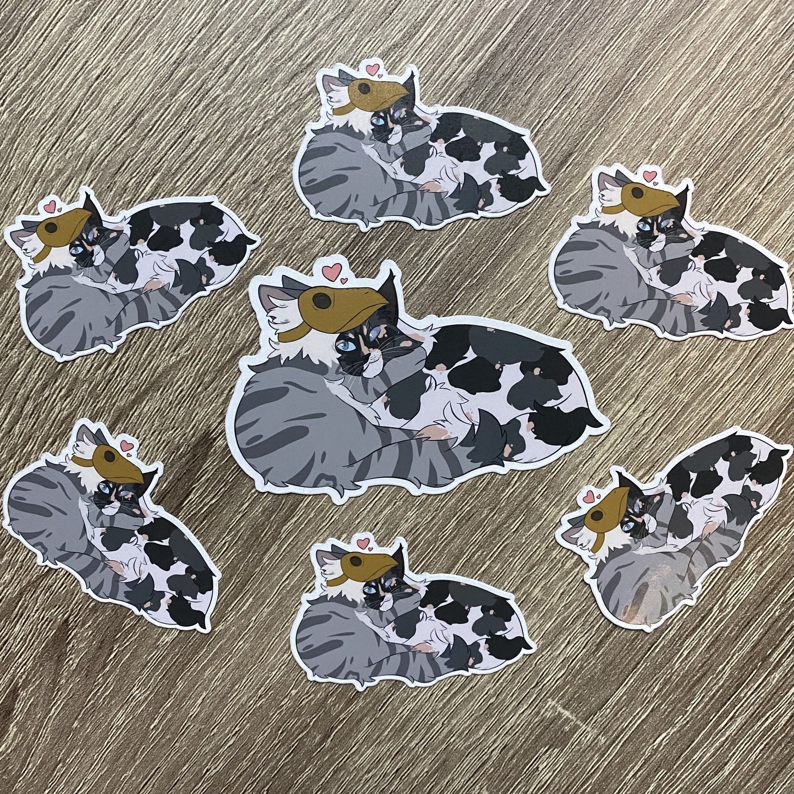 Cozy Cattails Krampy and Talon Sticker - Etsy