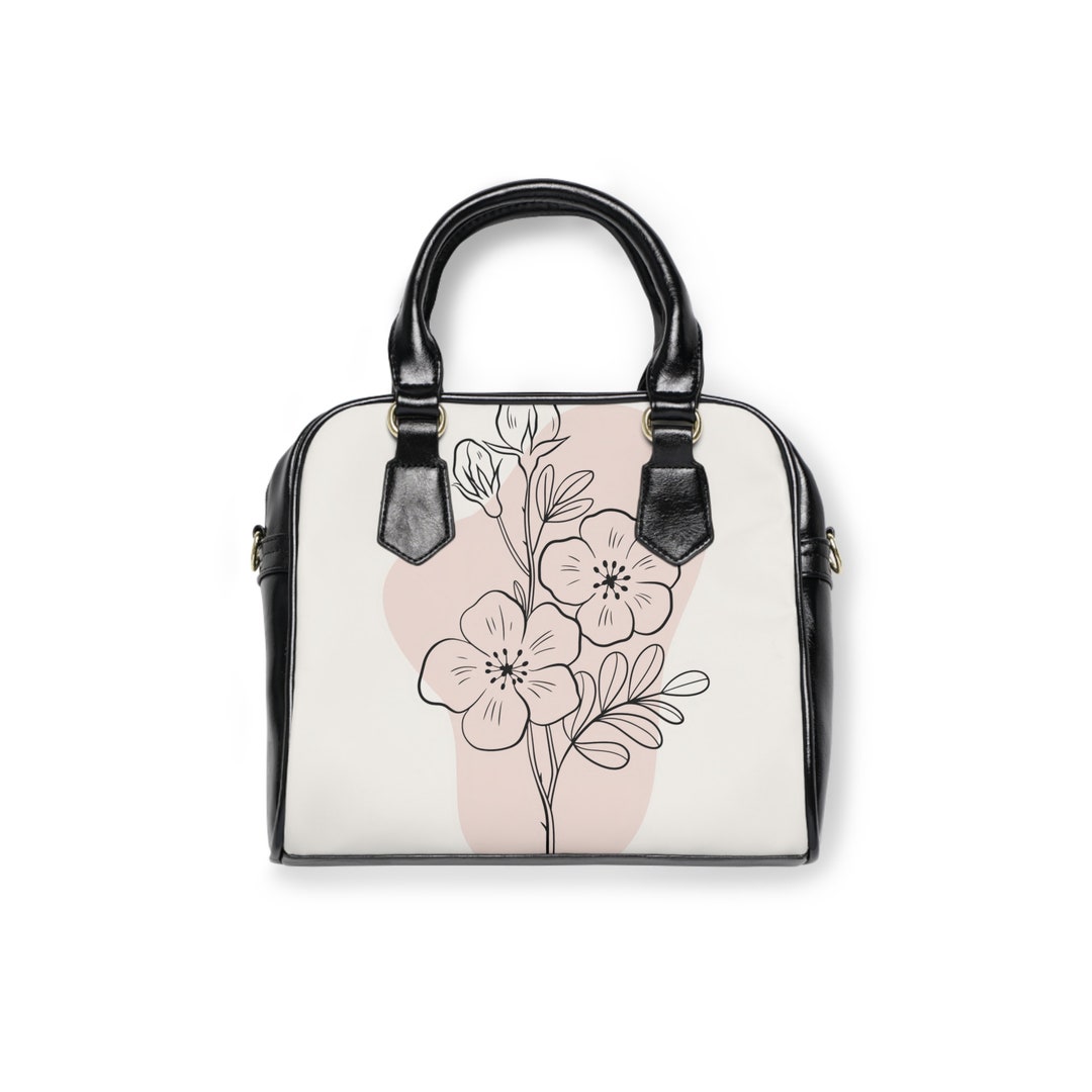 White Flower Purse Charm Single Magnolia Flower Purse Charm - Etsy