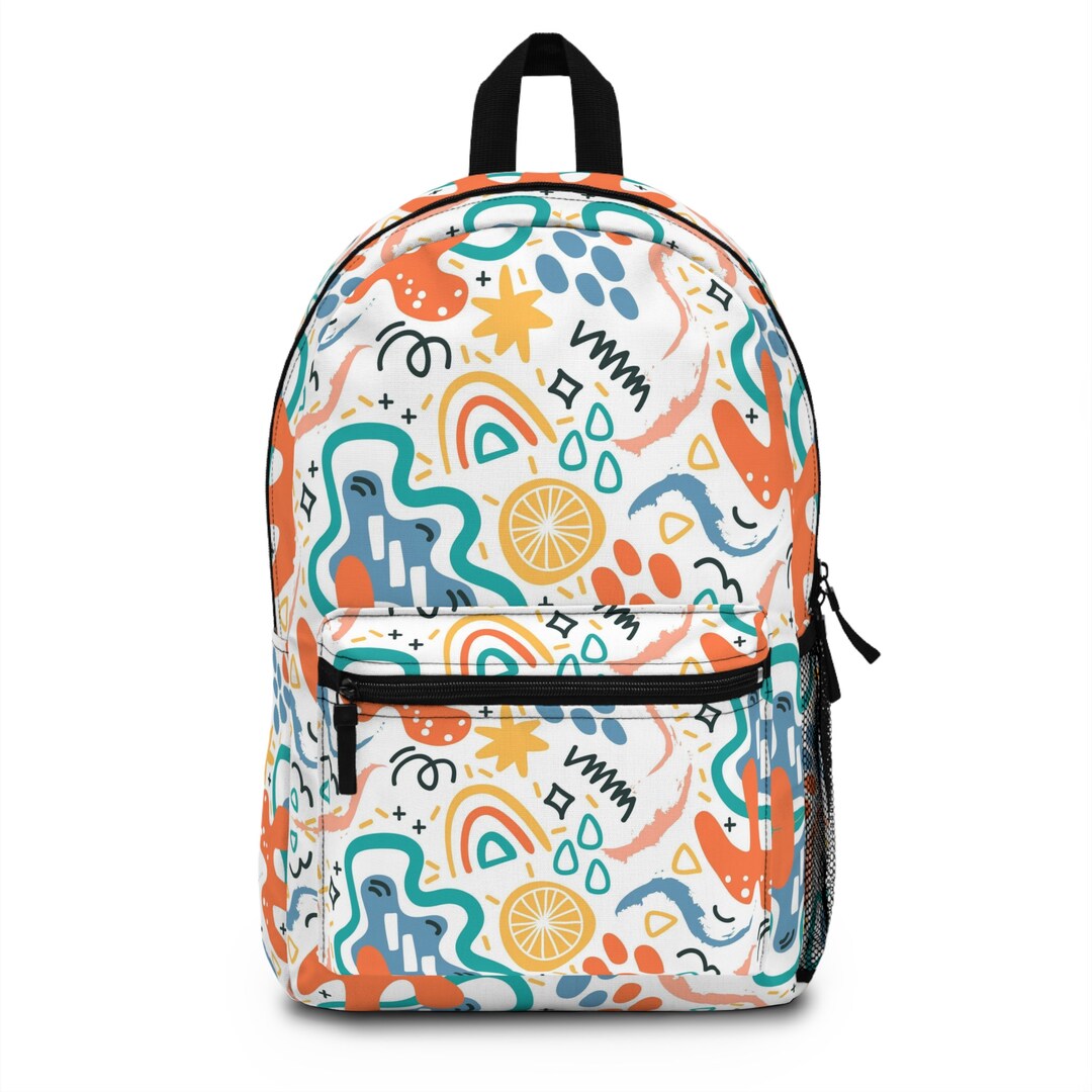 Hand Drawn Backpack - Etsy