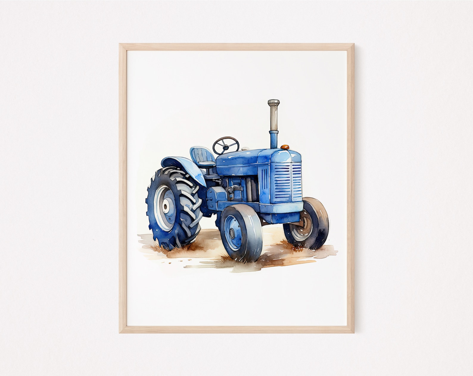 Tractor Nursery Wall Prints, Digital Download, Nursery Decor, Set of 6 ...