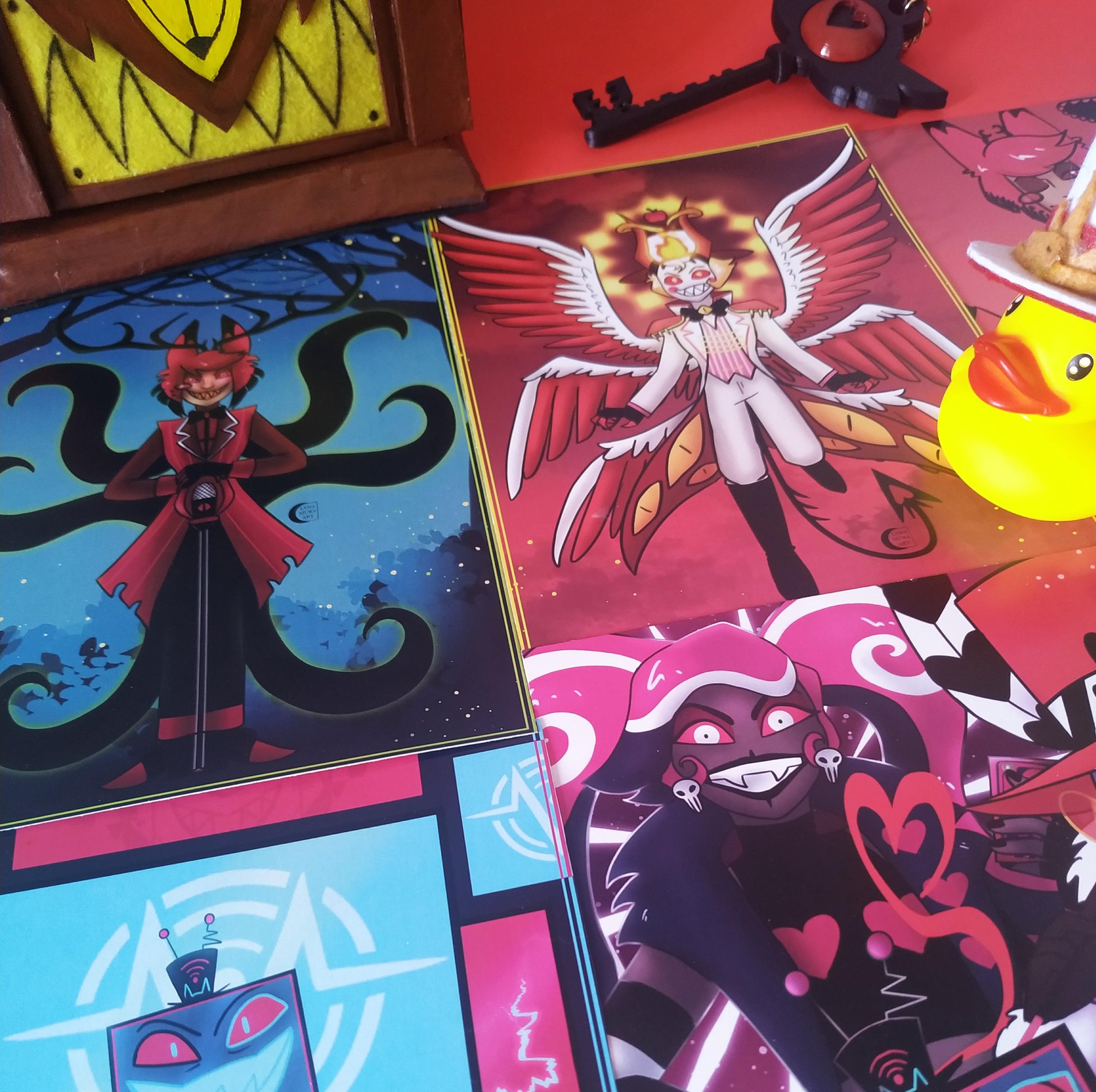 Hazbin Hotel Alastor Prints A5 - Etsy