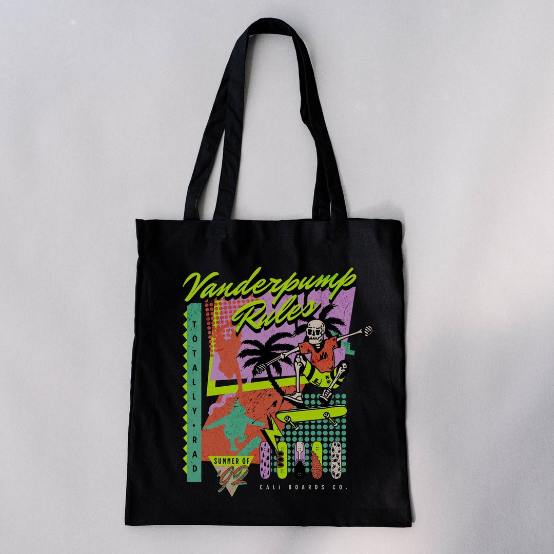 Vanderpump Rules Skateboard Cotton Canvas Tote Bag, Bravo TV Gifts, VPR ...