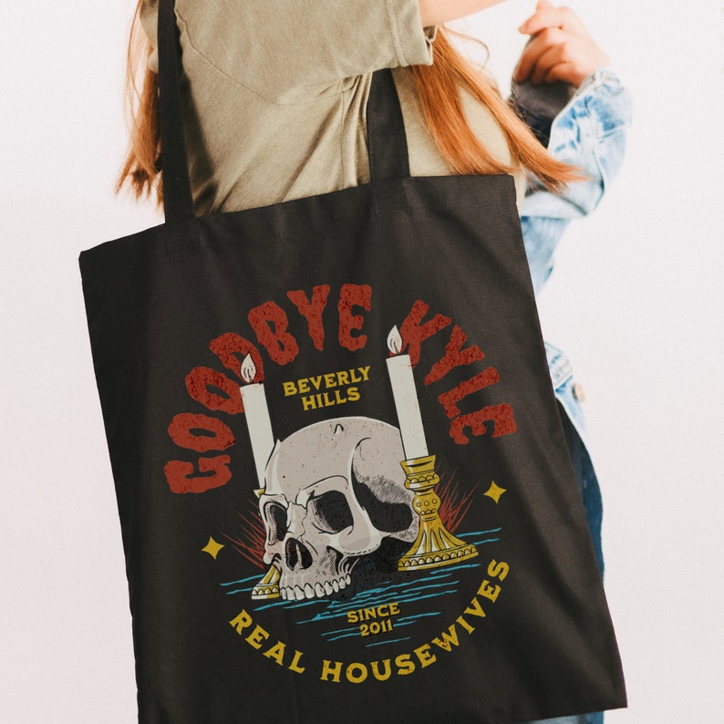 Goodbye Kyle RHOBH Ken Todd Cotton Canvas Tote Bag, Real Housewives of ...