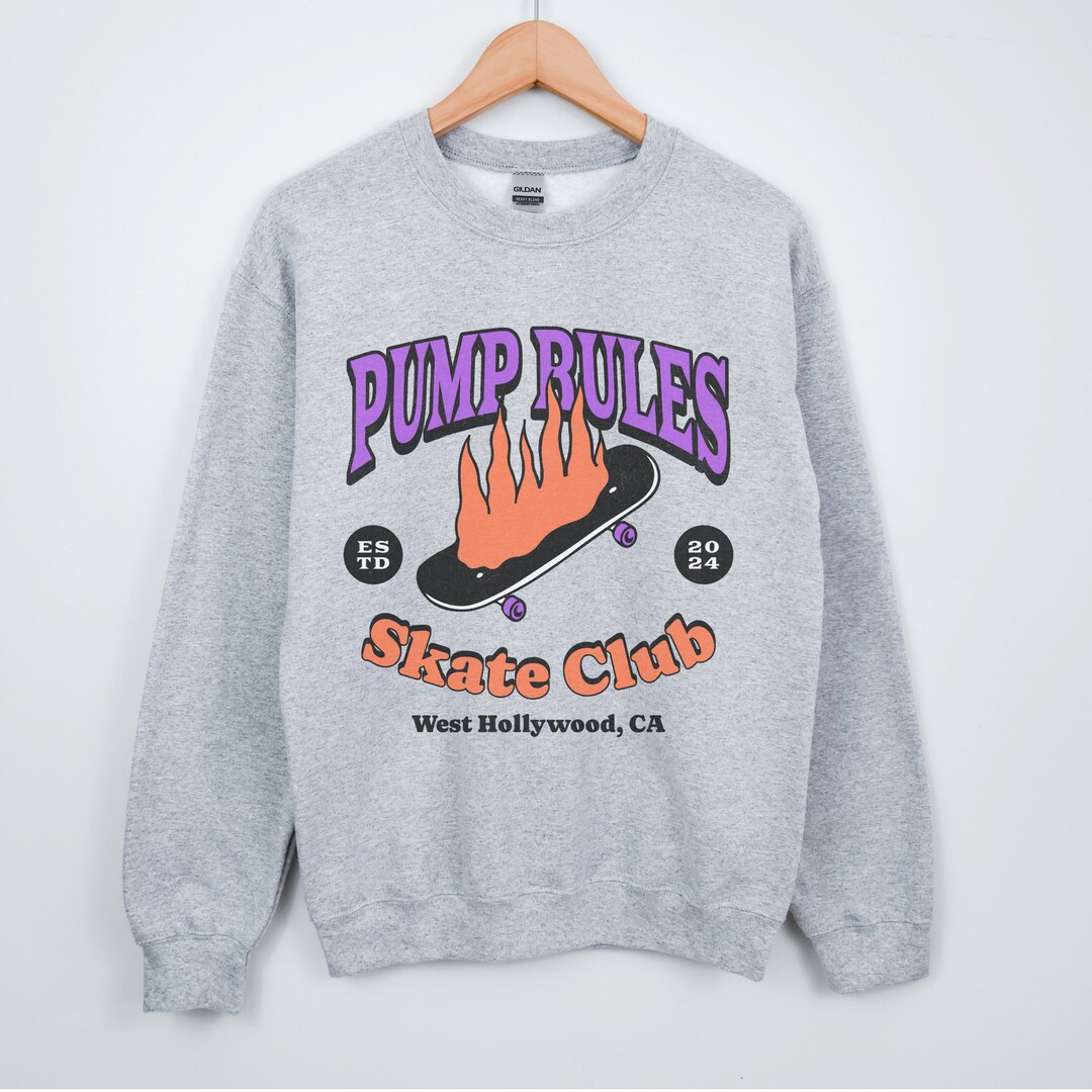 Pump Rules Skate Club Unisex Crewneck Sweatshirt, Vanderpump Rules ...