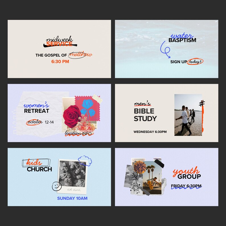 Church Presentation Template Digital Download Editable Slides ...