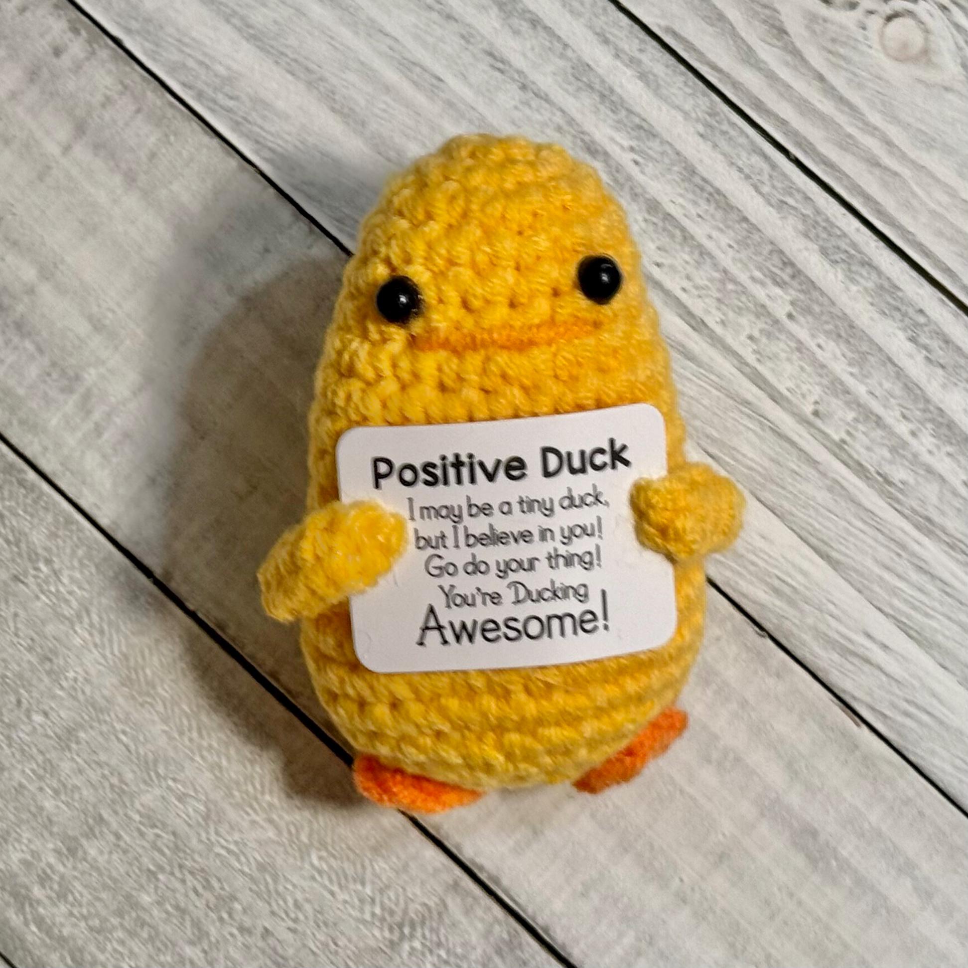 Positive Duck, Motivational Gift, Co-worker Gift, Student Gift ...