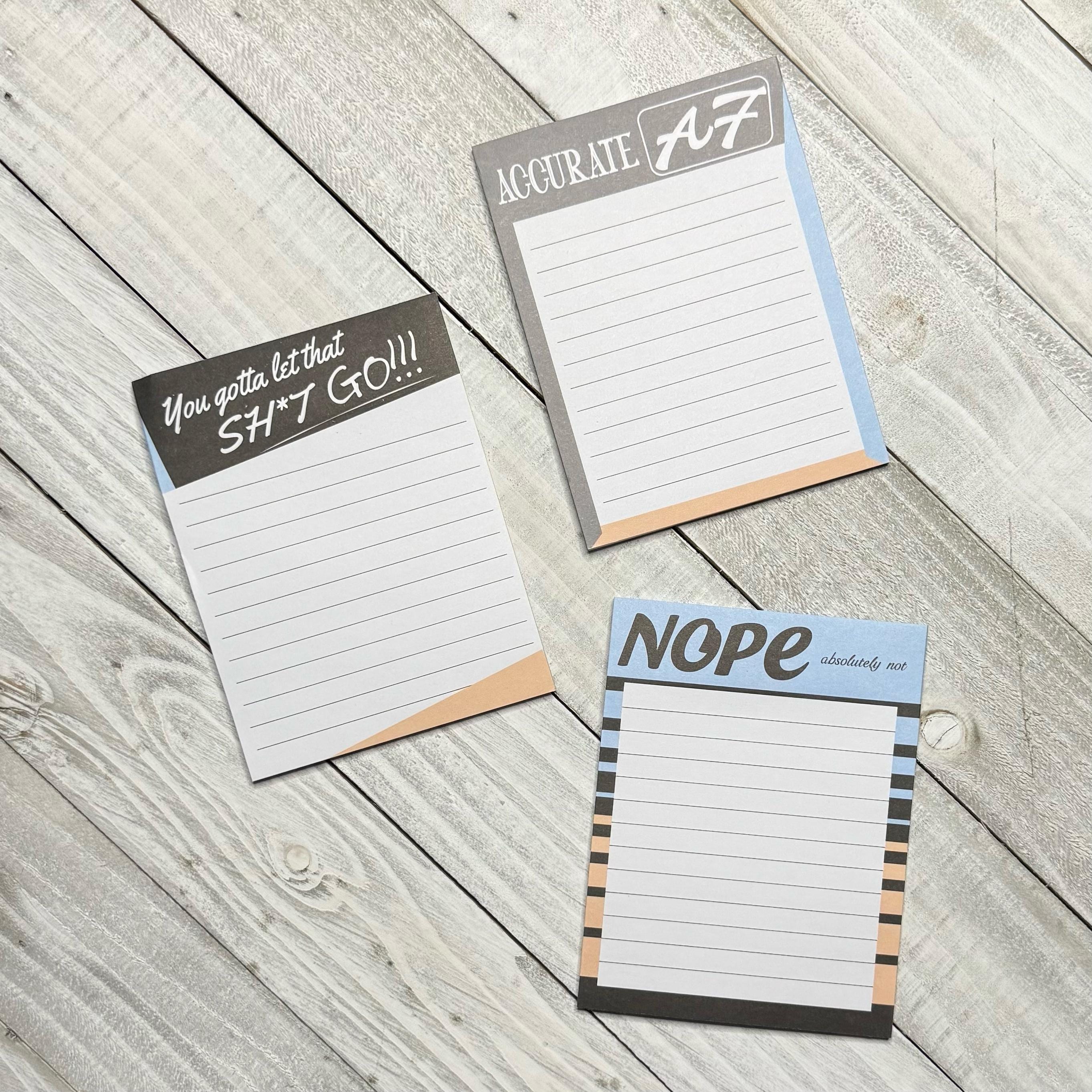 Sarcastic Sticky Notes (NEW SAYINGS & DESIGNS!) (select Your Own ...