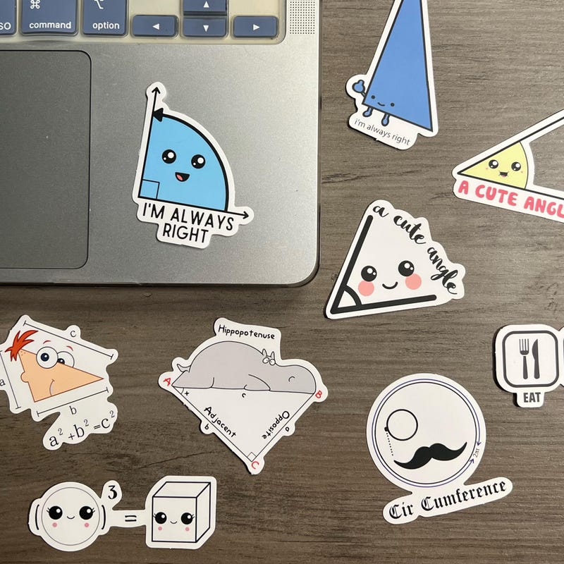 Math Stickers - Etsy