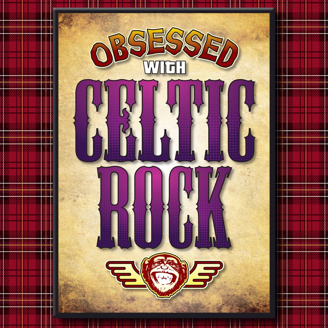 Obsessed With Celtic Rock Art Print / Music Poster / Wall Art - Etsy