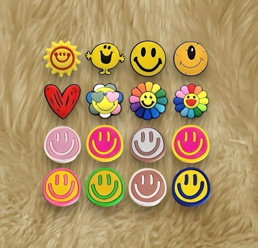 Croc Charms Smiley Face, Happy, Adults, Kids, Badge, Accessories ...