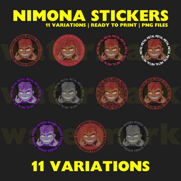 Nimona Stickers - Etsy