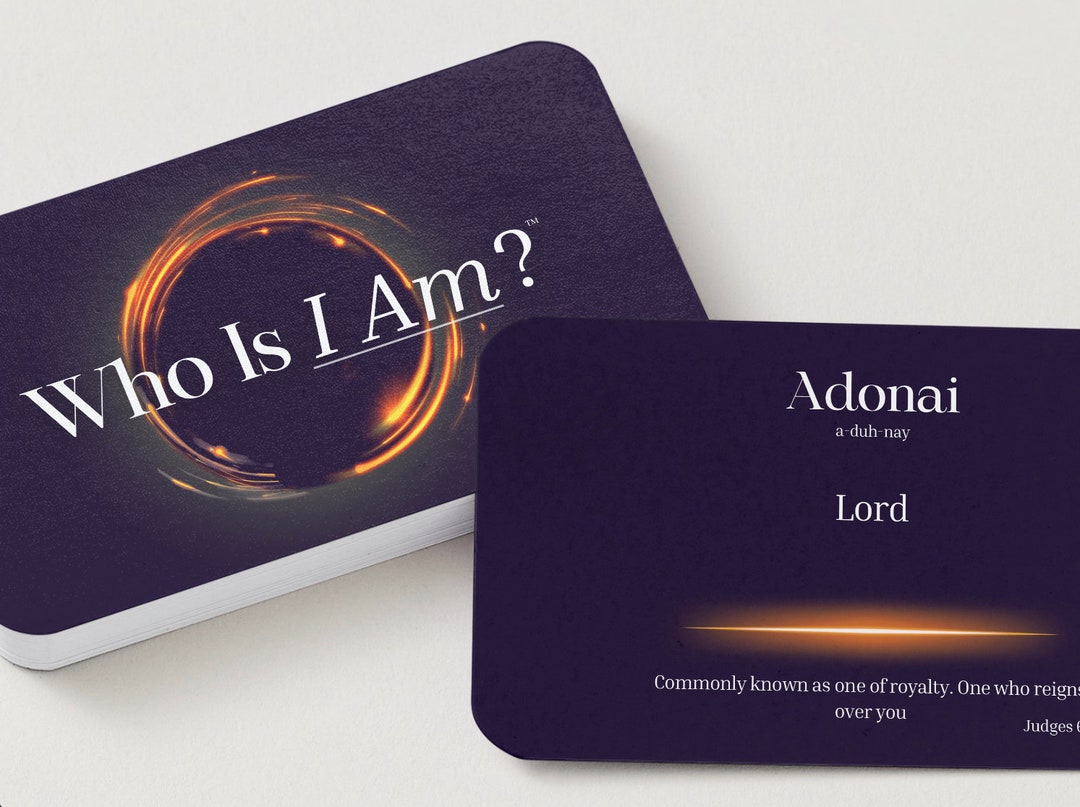 Who is I Am Game - Etsy