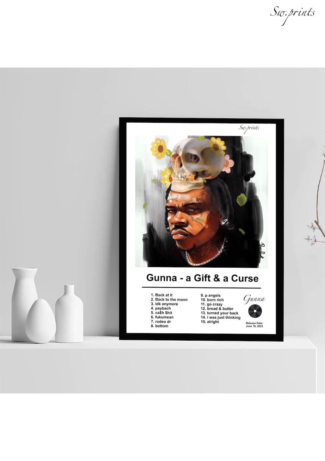 Gunna - A Gift & A Curse Music Poster - Etsy