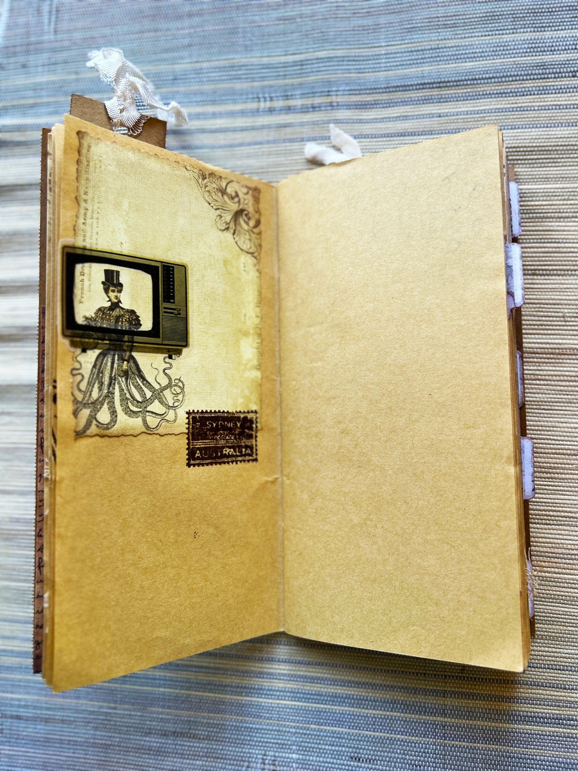 Handmade Vintage Junk Journal, Traveler Notebook, Diary, Cookbook - Etsy