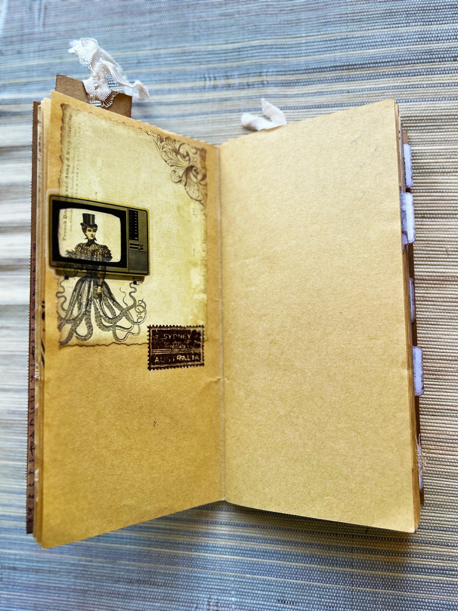 Handmade Vintage Junk Journal, Traveler Notebook, Diary, Cookbook - Etsy