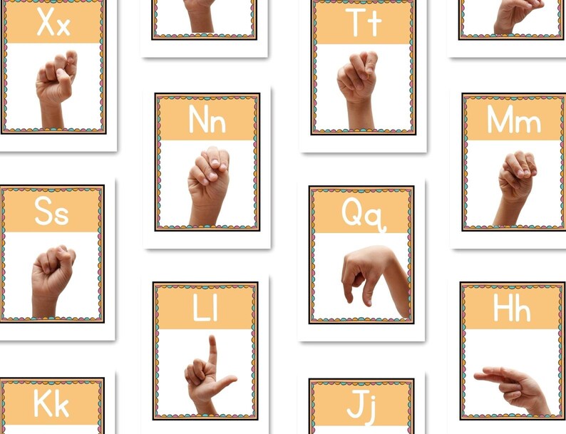 ASL Alphabet, Natural Shooting ASL Alphabet, ASL Sign Language Alphabet ...