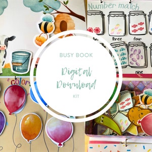 Preschool Learning Binder, Busy Book Printable, Pre K Learning ...