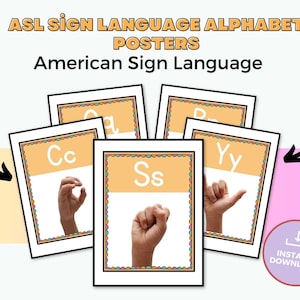 ASL Alphabet, Natural Shooting ASL Alphabet, ASL Sign Language Alphabet ...