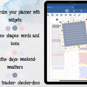 Pastel Sticker Pack, Digital Sticker Goodnotes, Digital Planning Kit ...