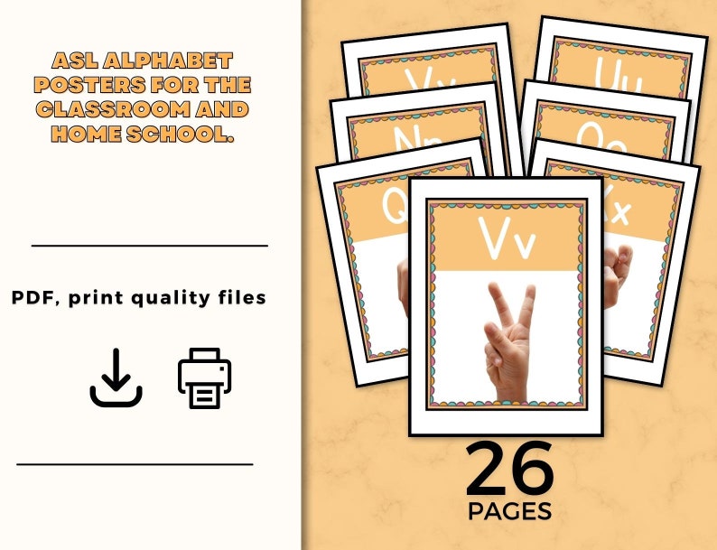ASL Alphabet, Natural Shooting ASL Alphabet, ASL Sign Language Alphabet ...
