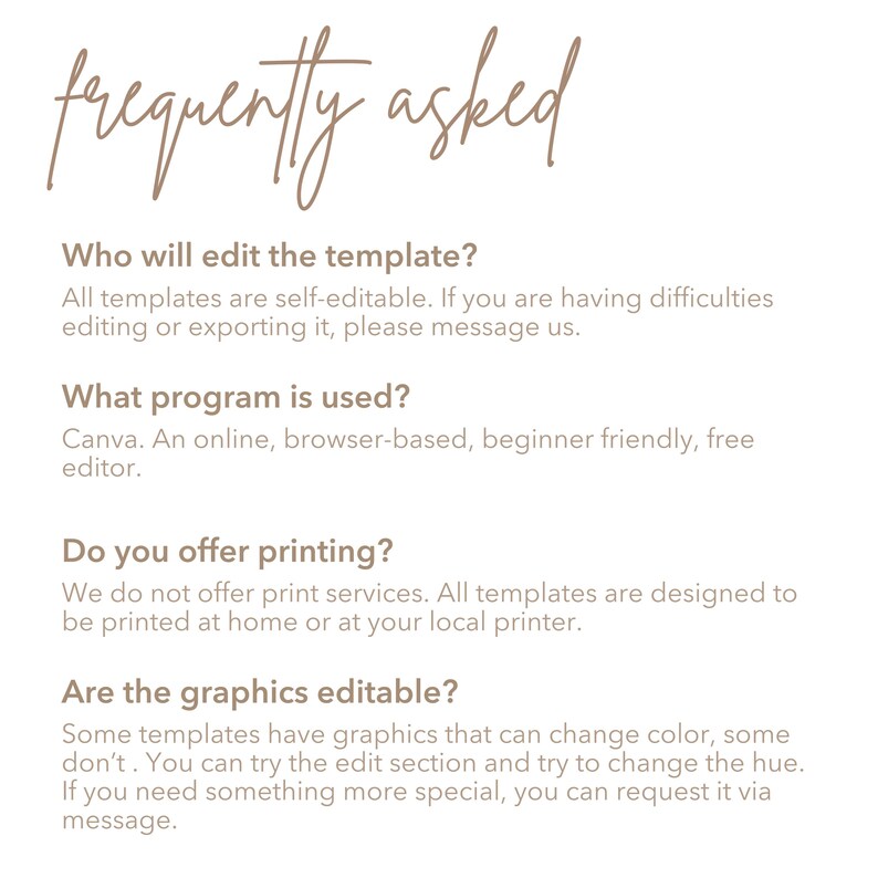 Invoice Template for Small Business Minimal Digital Download Client ...