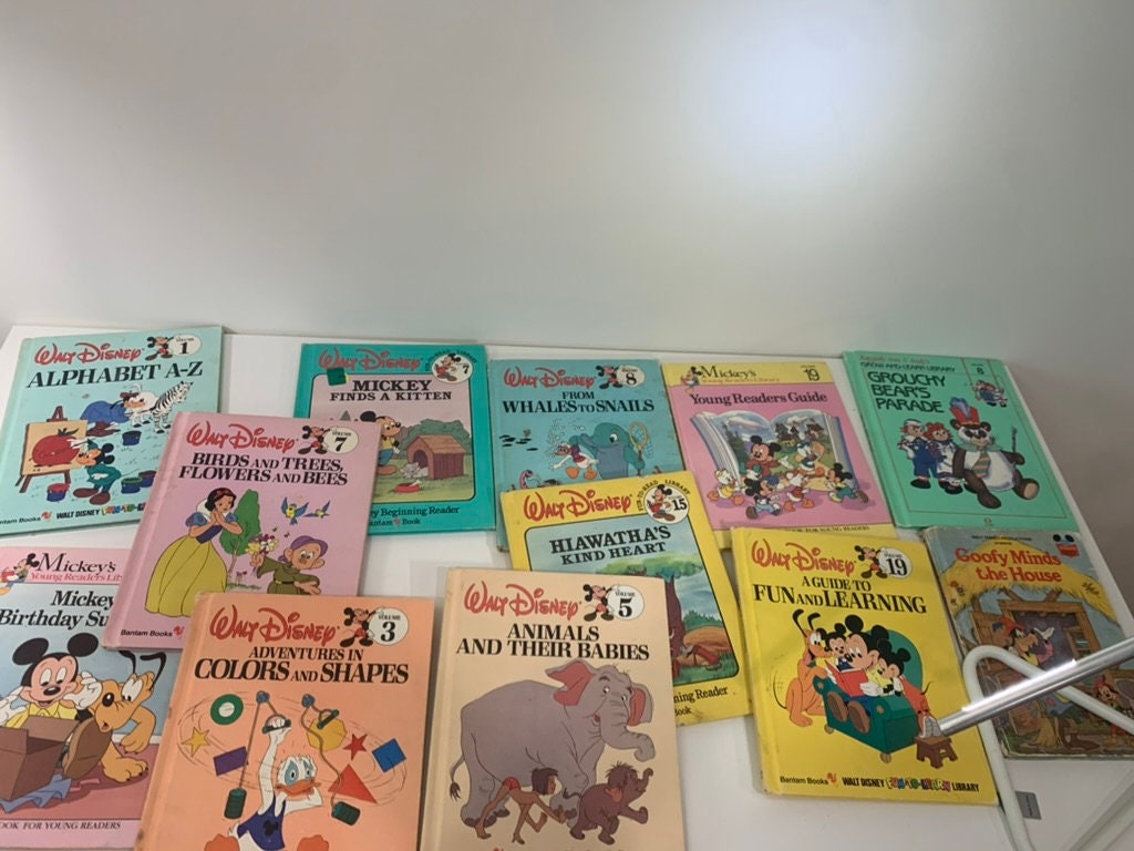 Disney Children's Books Collection of Vintage Disney Books Gift for ...