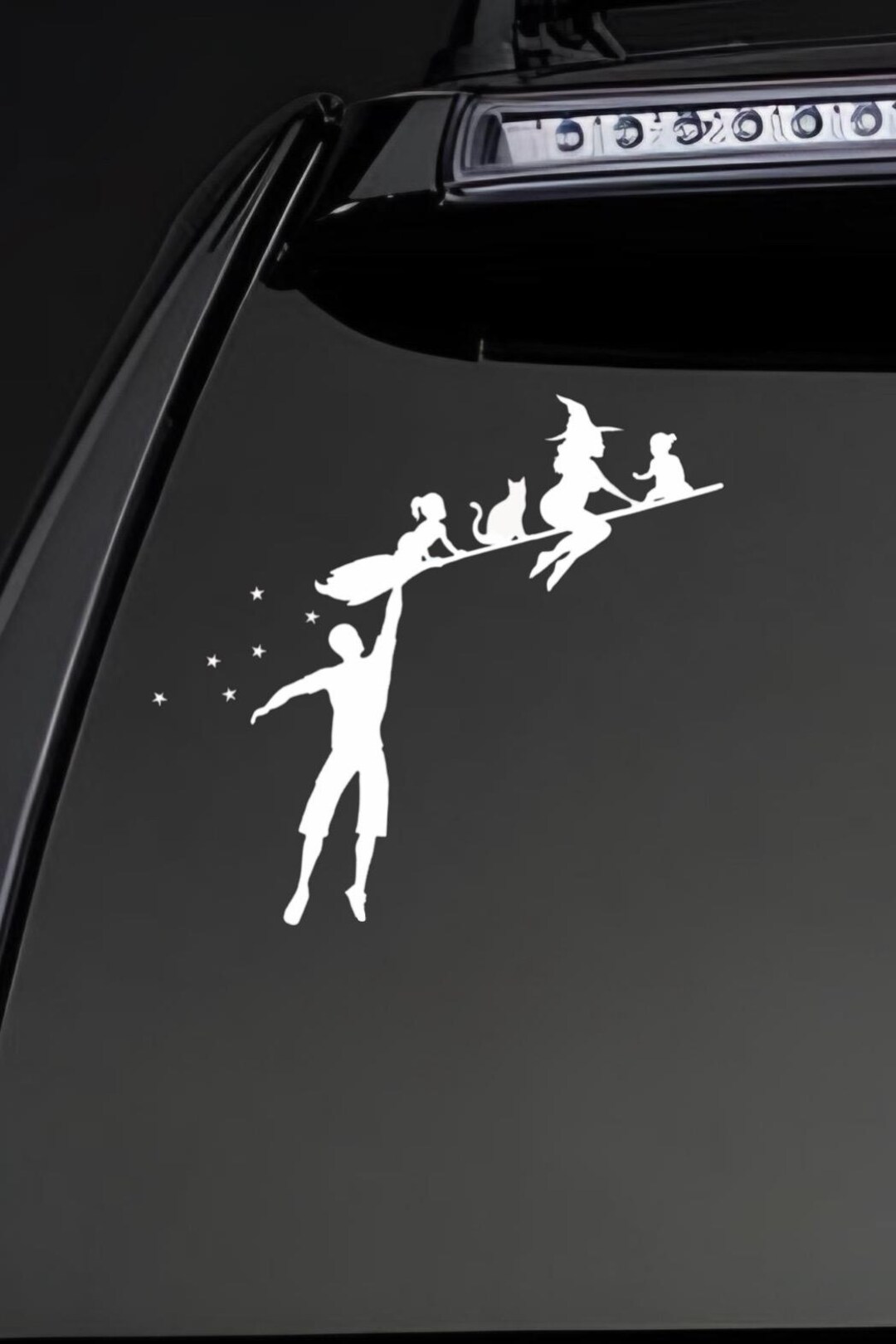 Create Your Family: Witch Car Family Sticker - Etsy