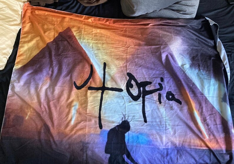 Travis Scott 'UTOPIA' Tapestry/banner - Rap/hip-hop Poster - Etsy Australia