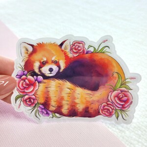 Red Panda Sticker, Premium Glossy Sticker, Waterproof - Etsy