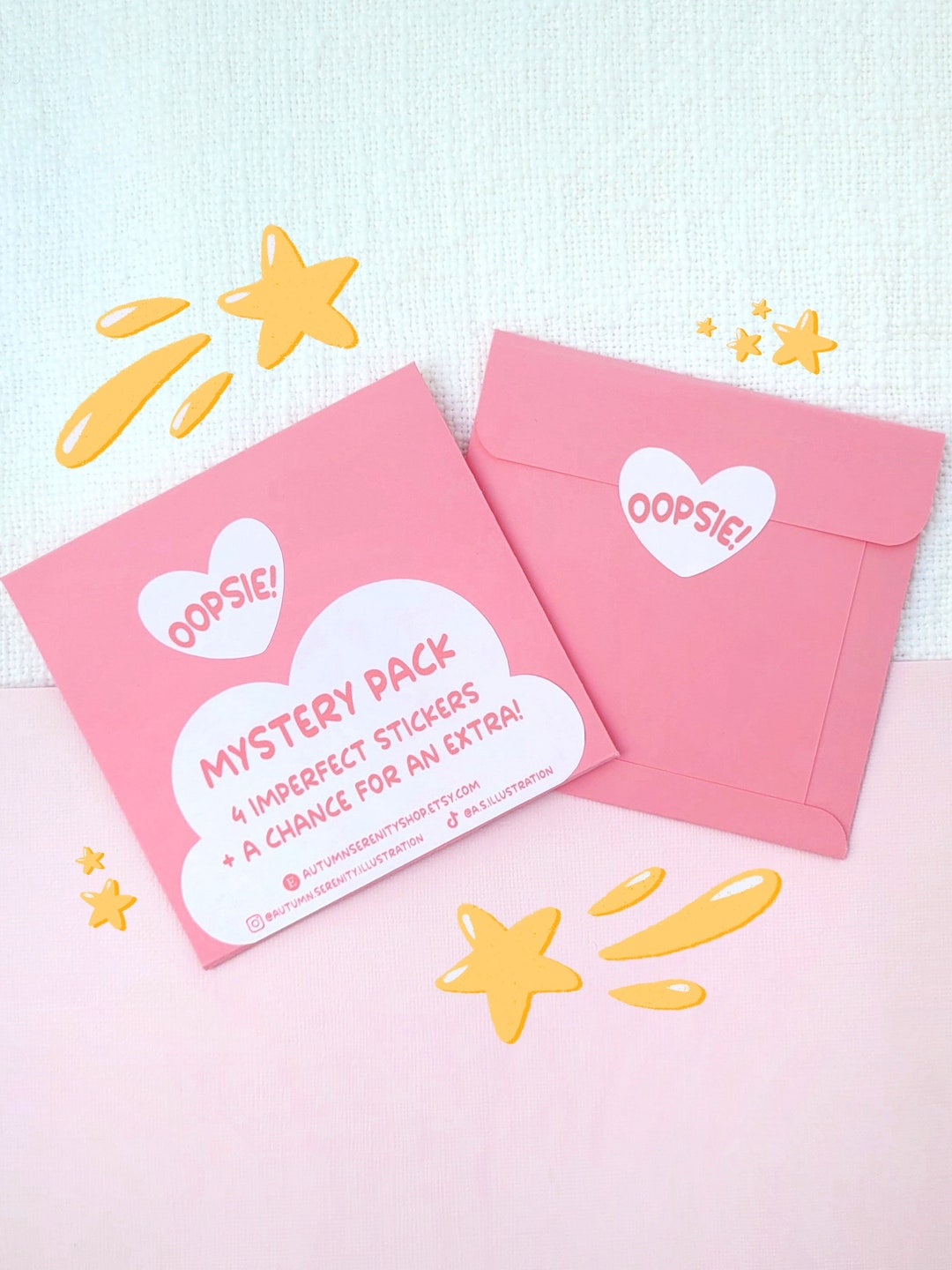 OOPSIE! Sticker Mystery Pack, B-grade Mystery Sticker Pack, Blind Bag ...