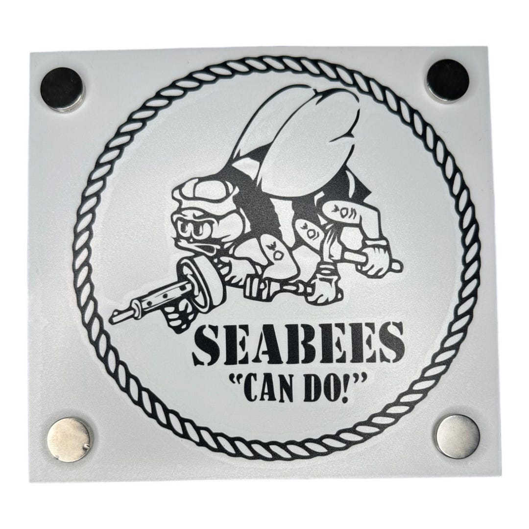 Circle Seabee Vinyl Decal – Military Sticker - Etsy
