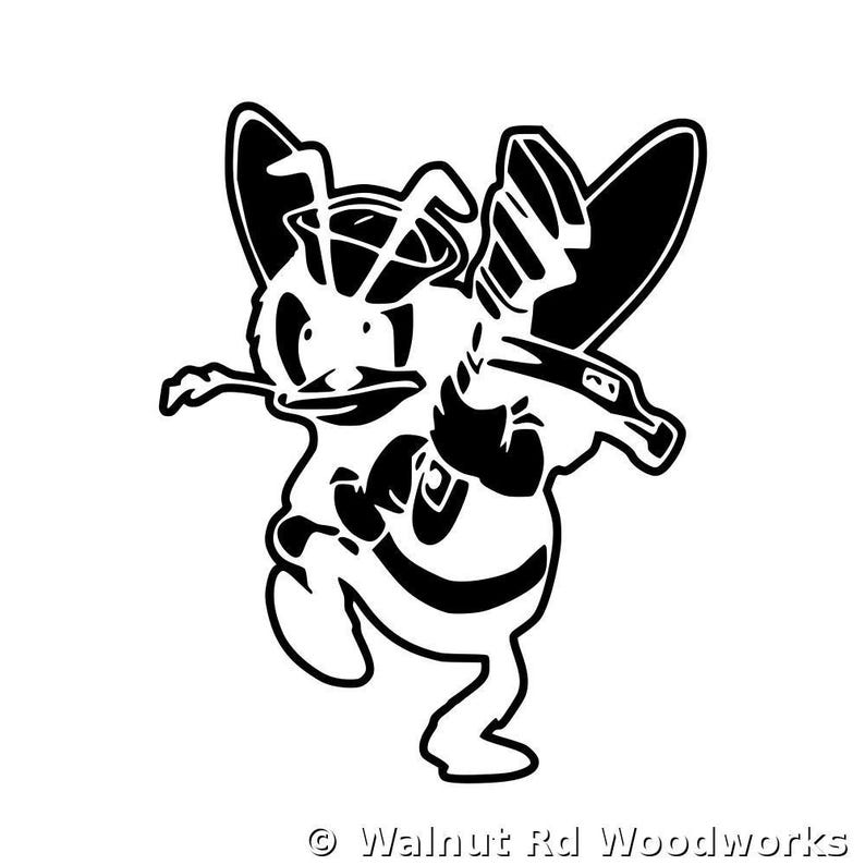 Disney Bee | WWII Seabee Mascot SVG – "can Do" Navy Bee Drawing ...