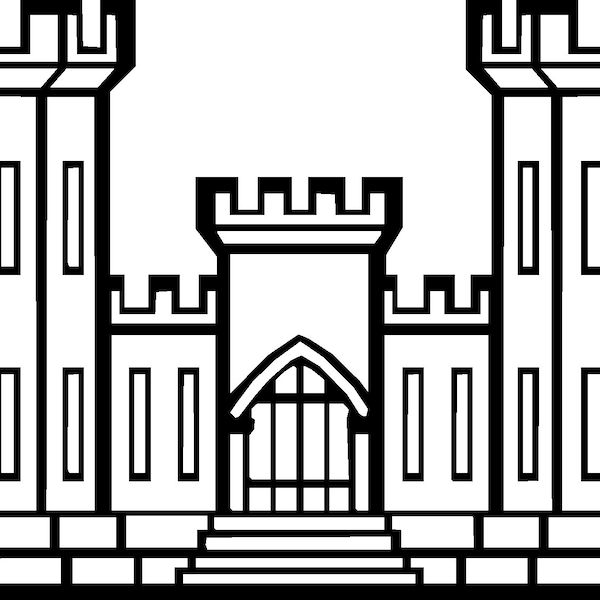 Army Engineer Castle Svg - Etsy
