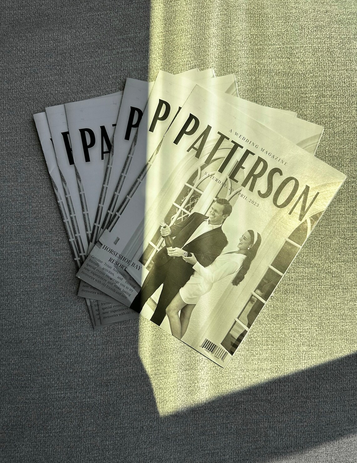 Wedding Magazine Program, DIGITAL Canva Template, Wedding Menu, Seating ...